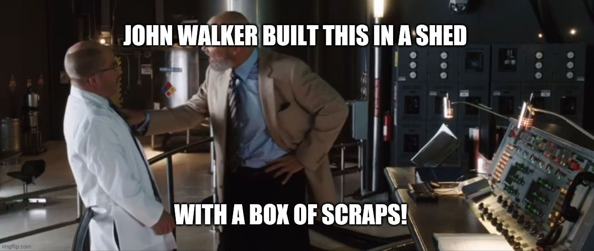 In Ep6 when Walker starts throwing a shield that comes back to him and is nigh indestructible ...