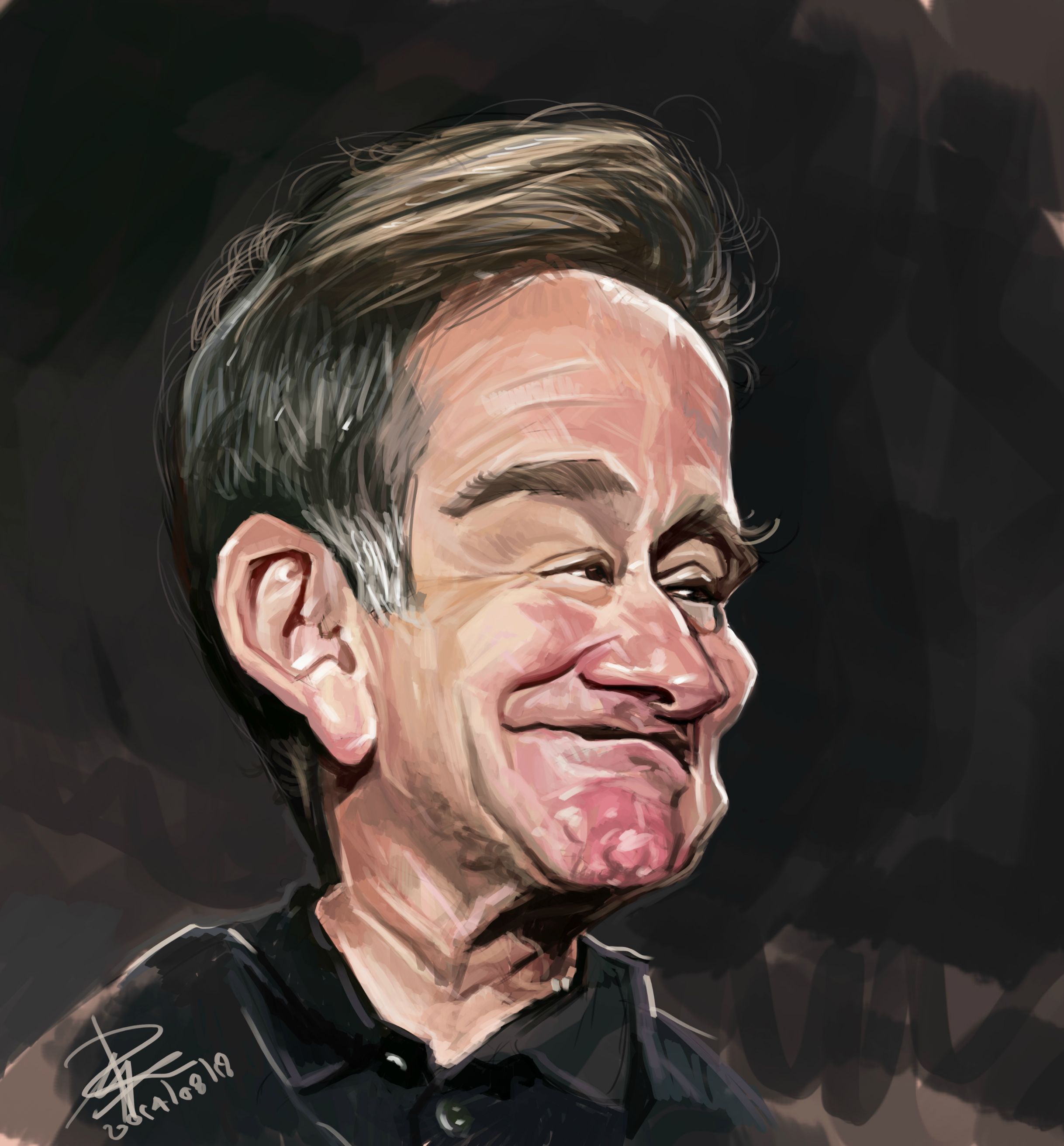 In loving memory of this wonderful man one of my colleagues drew this today. | Scrolller