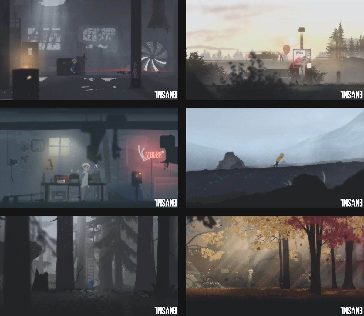 INSANE - 2D cinematic platformer | Scrolller