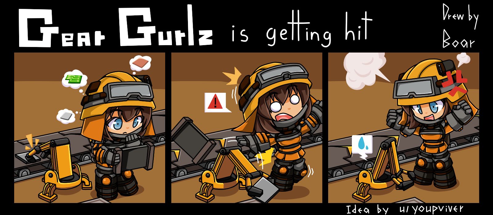 Inserter Accident (Factorio [Fanmade] Comic Strip # 23) | Scrolller