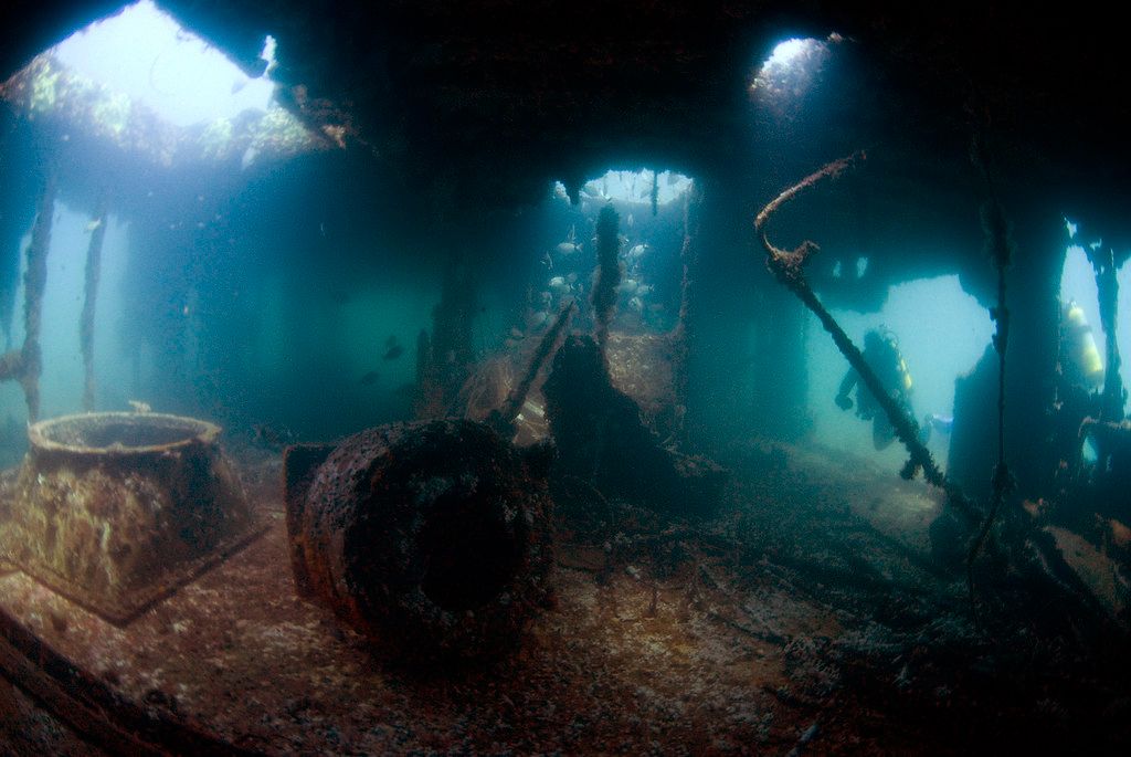 Inside a sunken ship | Scrolller