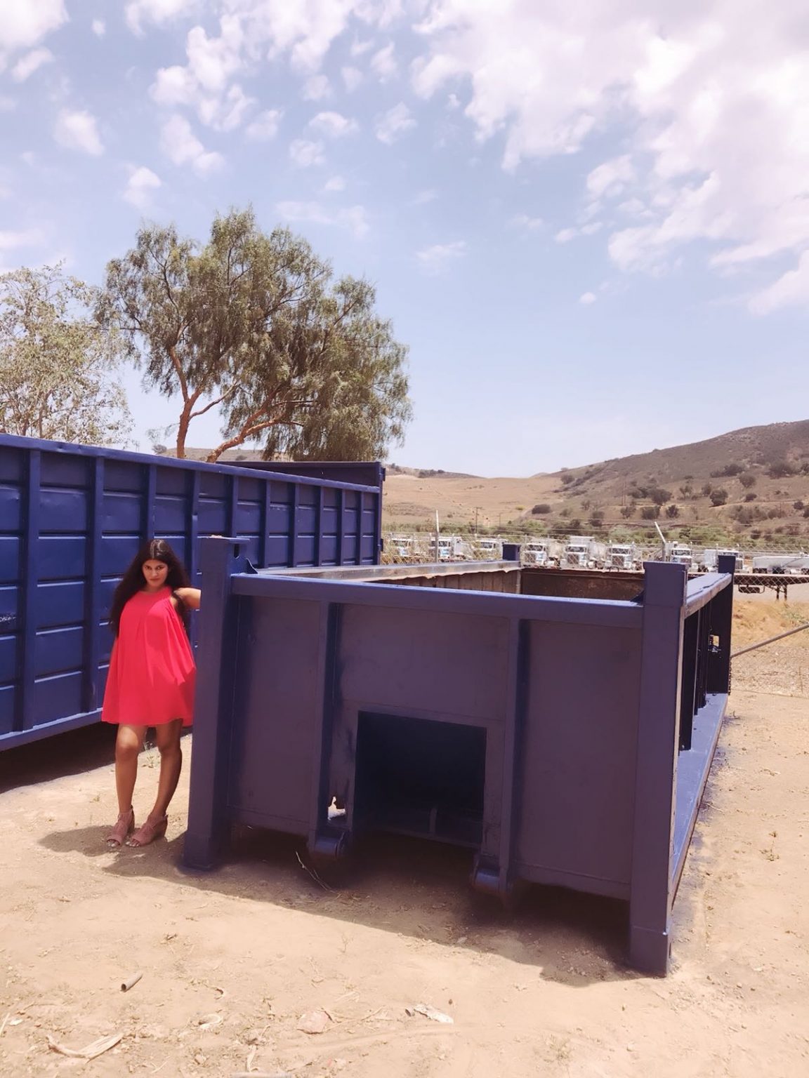 Interesting advertising strategy for a local dumpster company. | Scrolller