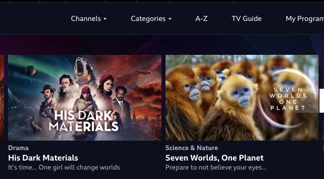 Interesting selection on the BBC iPlayer. | Scrolller