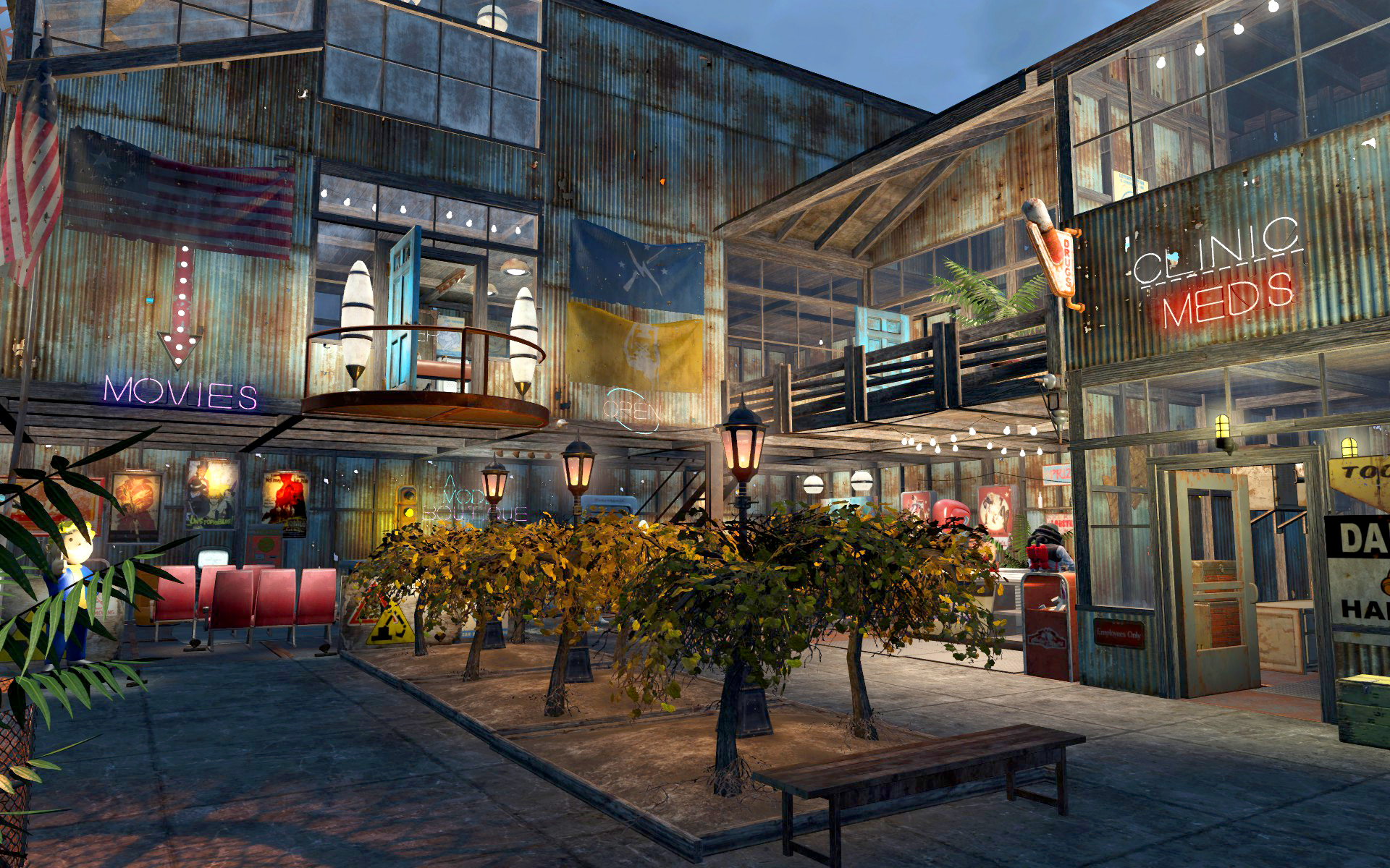 Interior Courtyard at Abernathy | Scrolller