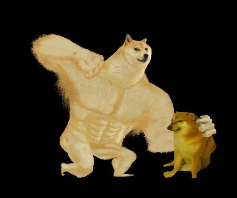 Invest in Buff Doge about to punch Cheems | Scrolller