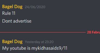 Irony in a discord server | Scrolller