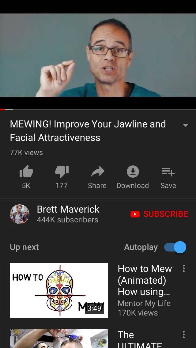 Is mewing finally becoming mainstream??? | Scrolller