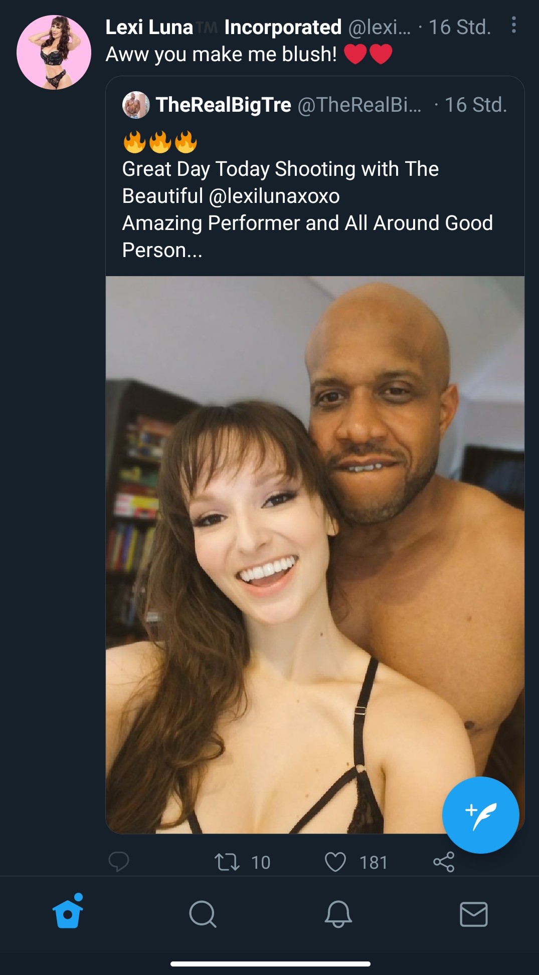 Is this her first IR scene ? | Scrolller