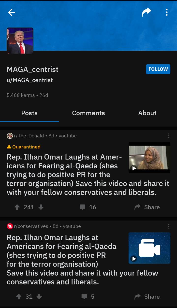Is this not the epitome of this sub? MAGA Centrist. | Scrolller