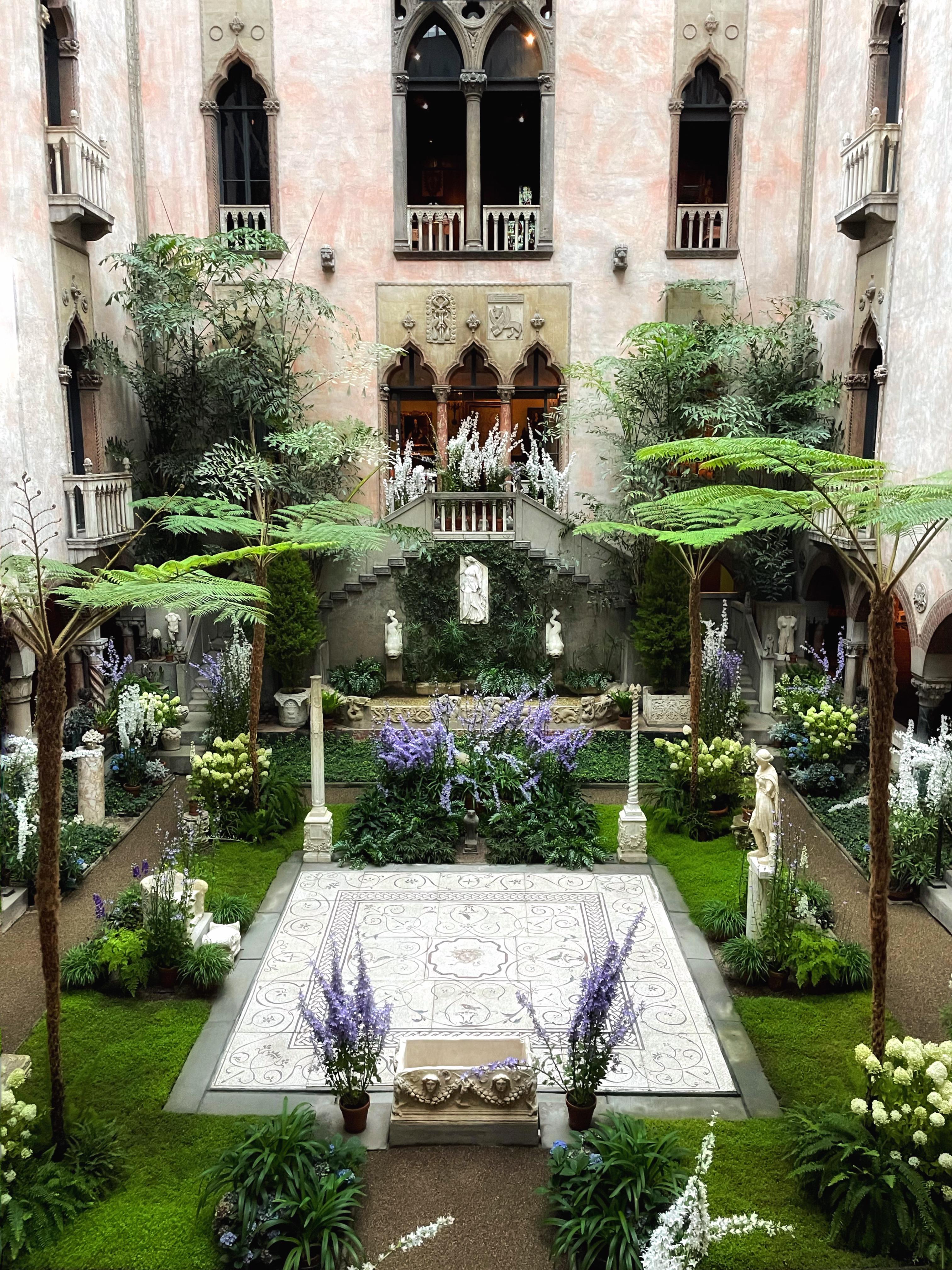 Isabella Stewart Gardner Museum courtyard | Scrolller