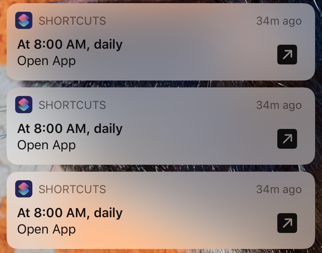 Issues with scheduled shortcuts | Scrolller