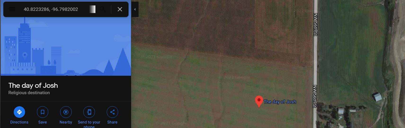 its marked on the map | Scrolller