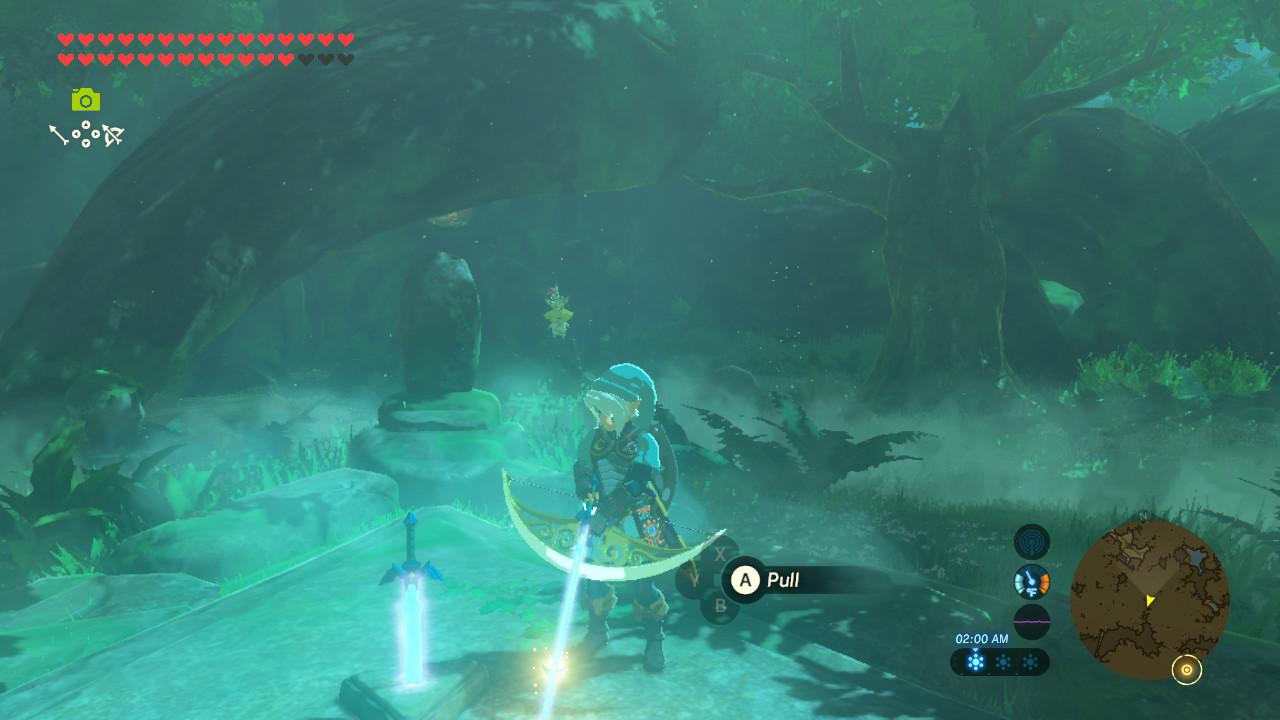 it turns out that the master sword will start glowing in its pedestal if you complete the trial ...