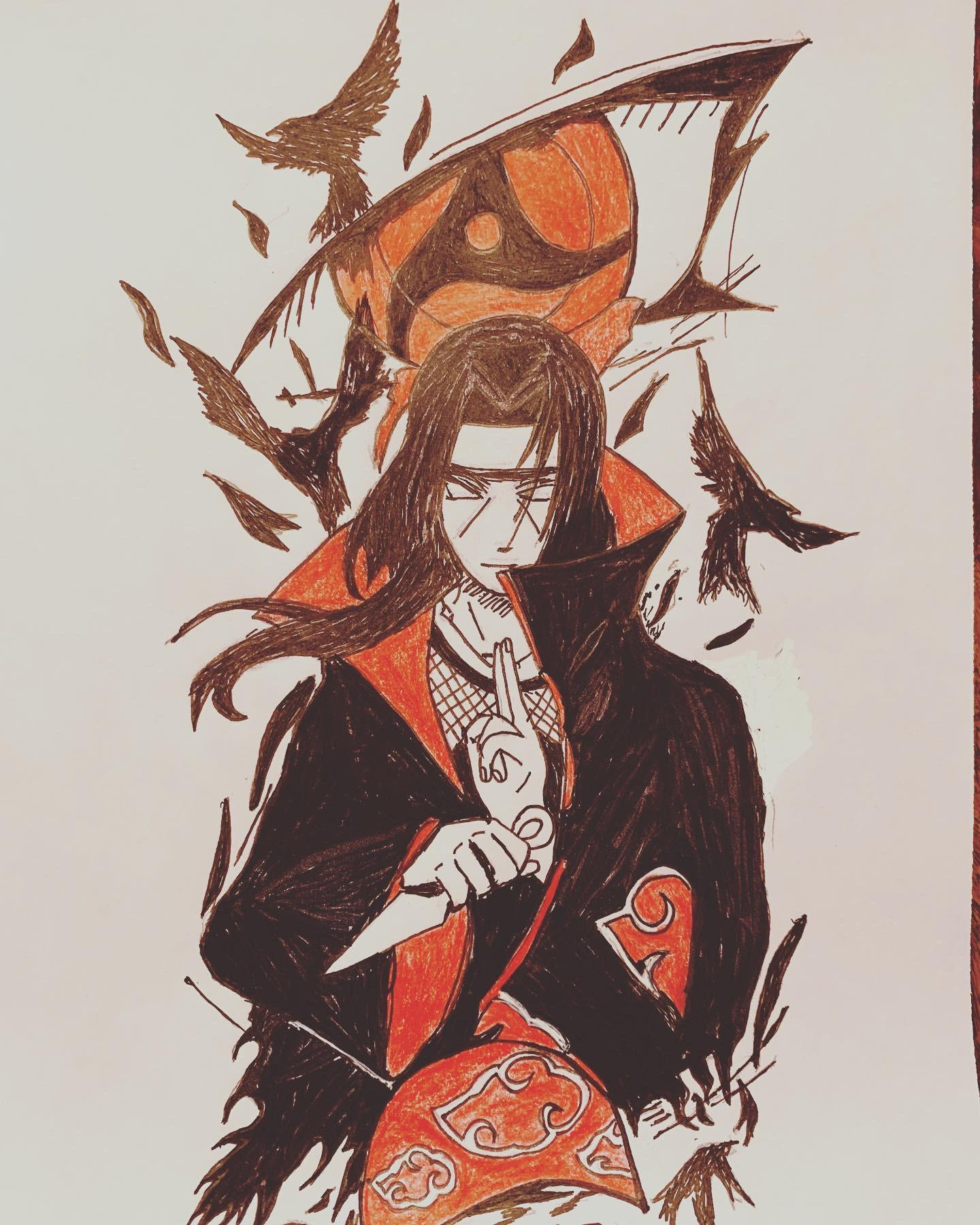 Itachi sketch. Not OC reference from Pinterest. | Scrolller