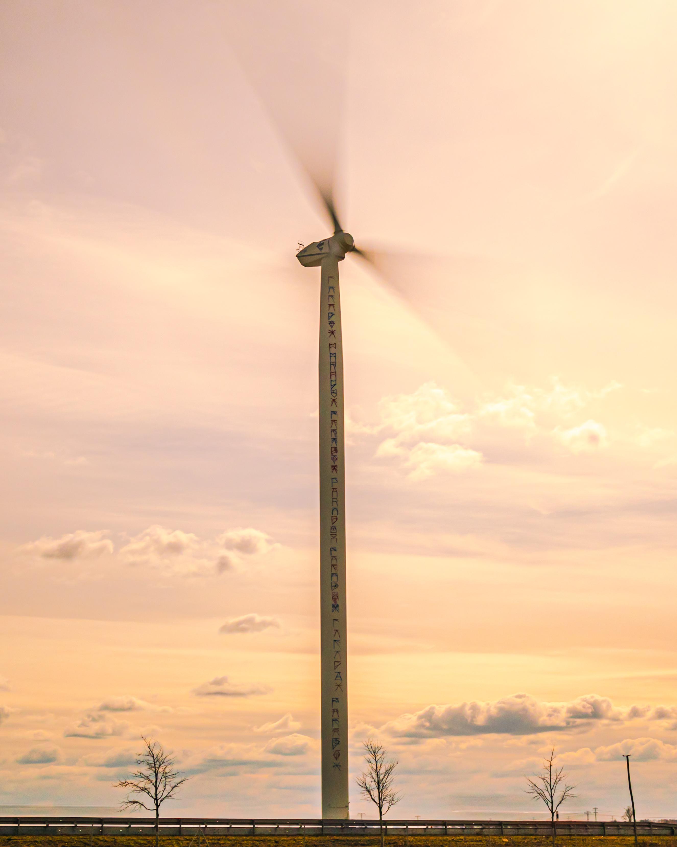 ITAP of a wind turbine. | Scrolller