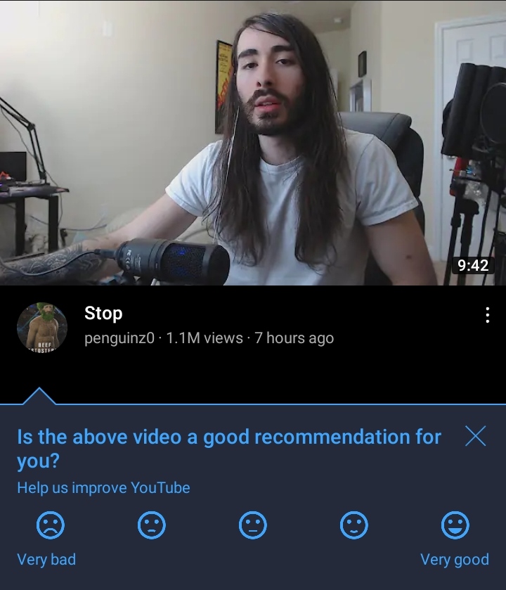 It's a very good recommendation. Thanks youtube. | Scrolller