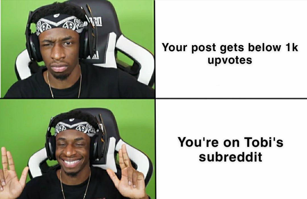 its all love tho tobi | Scrolller