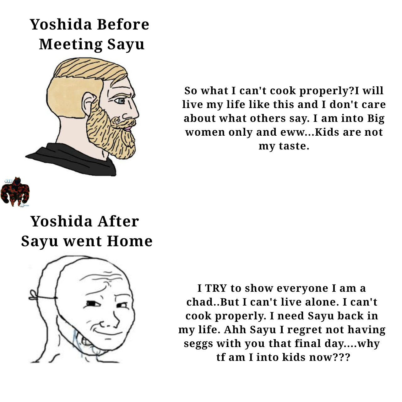 It's evolving.Just backwards[Spoiler for Higehiro] | Scrolller