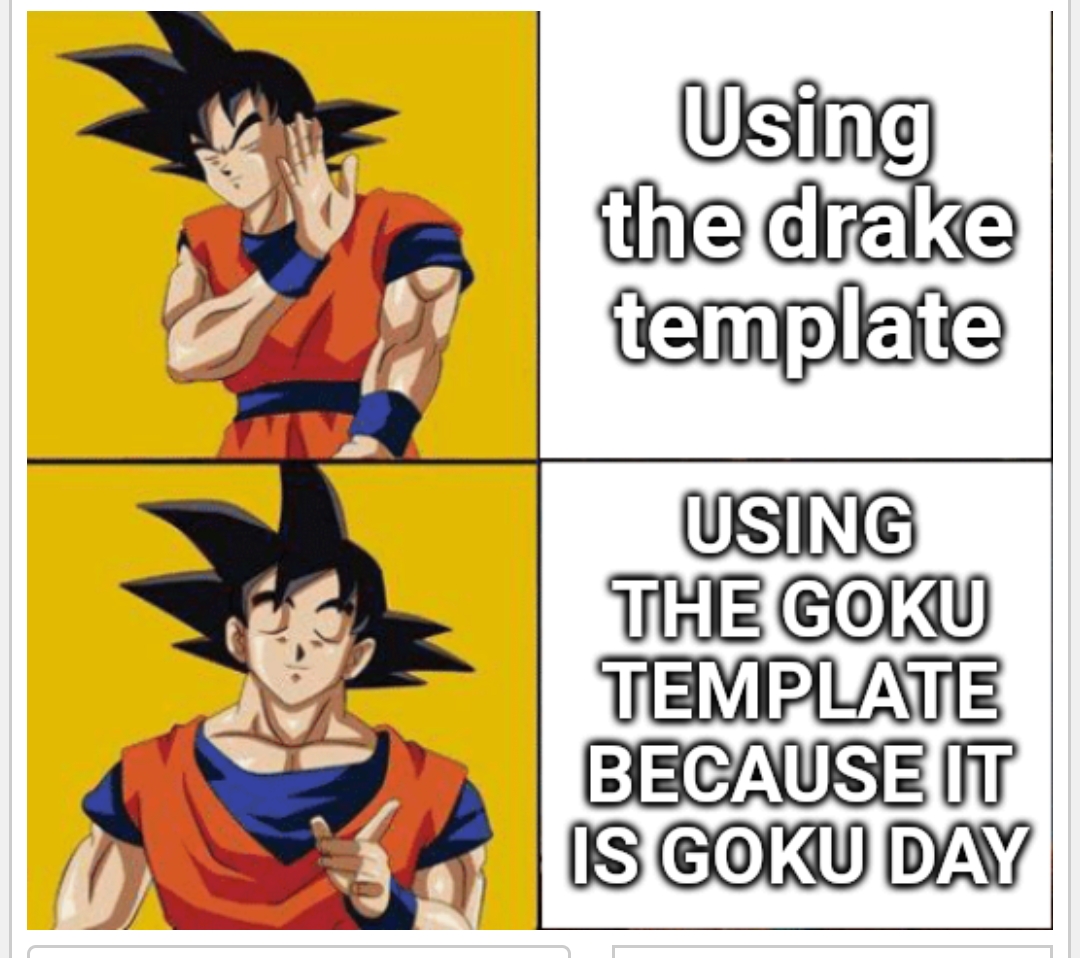 It's goku day | Scrolller