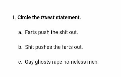 It's like multiple choice... | Scrolller