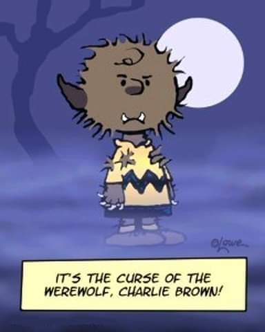 It's The Curse of the Werewolf Charlie Brown | Scrolller