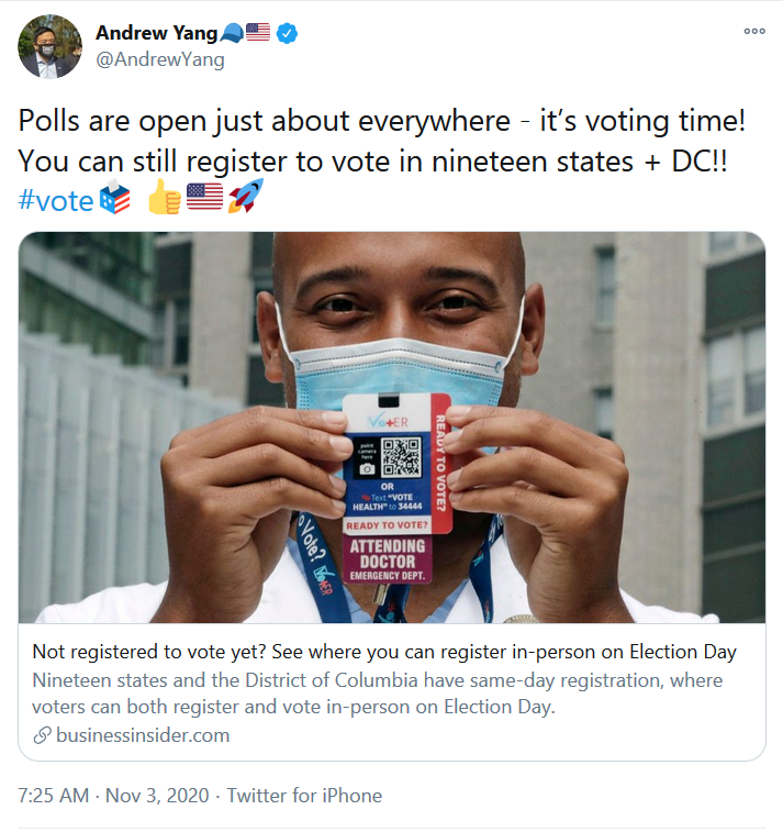 It's voting time! #vote 👍🇺🇸🚀 | Scrolller