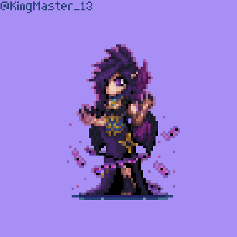 I've made a small pixel art of Morgana | Scrolller