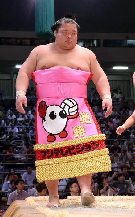 "Japanese sumo is a most dignified and solemn spo--Goddamnit, not again, Kazuyoshi..." | Scrolller