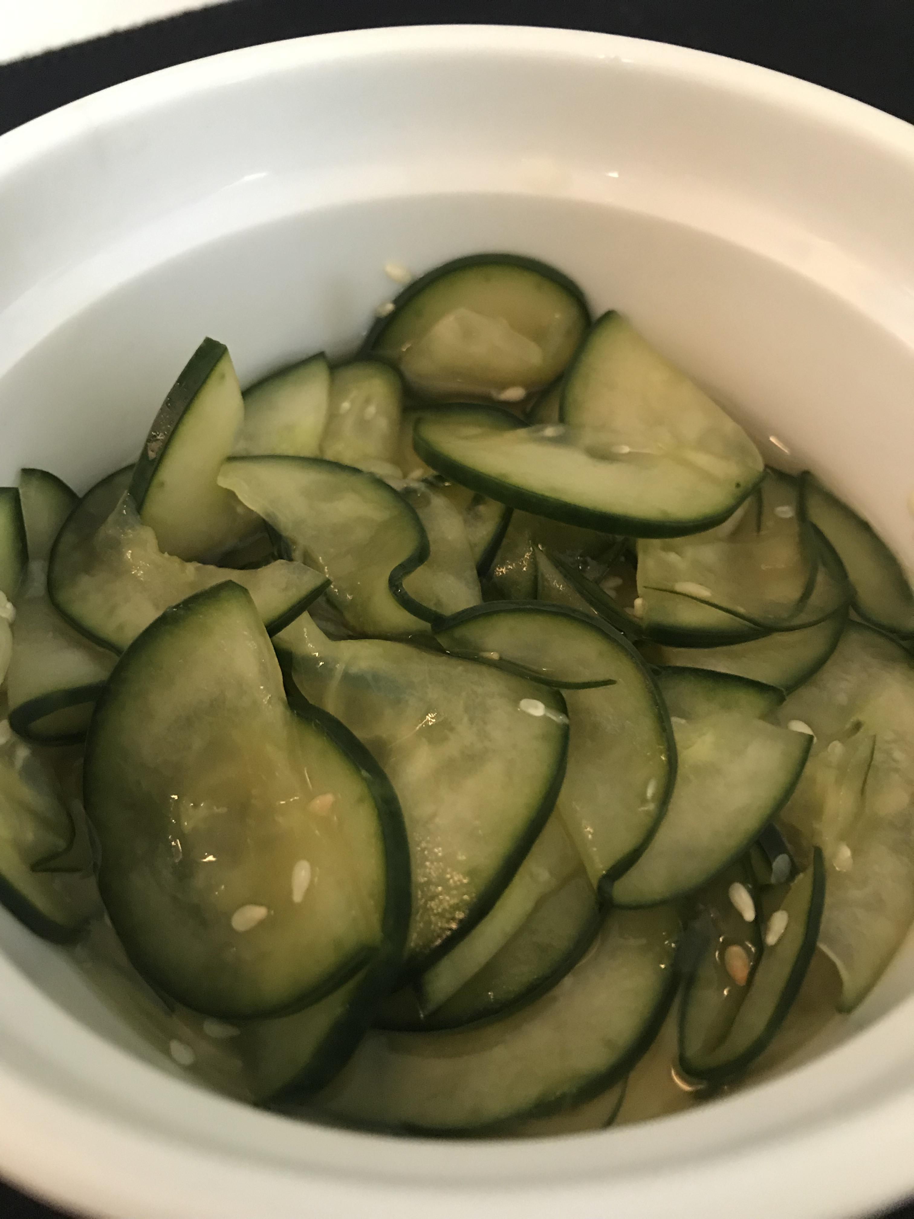 Japanese sunomono (pickled cucumbers) | Scrolller