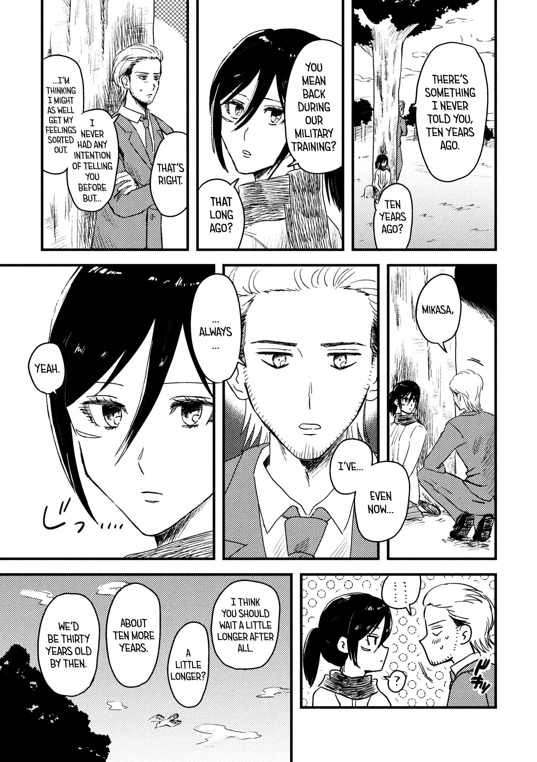 Jean And Mikasas Conversation At Erens Grave Scrolller