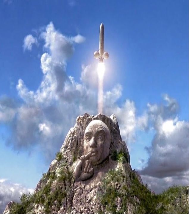 A preview of Jeff Bezos’ rocket launch today. | Scrolller