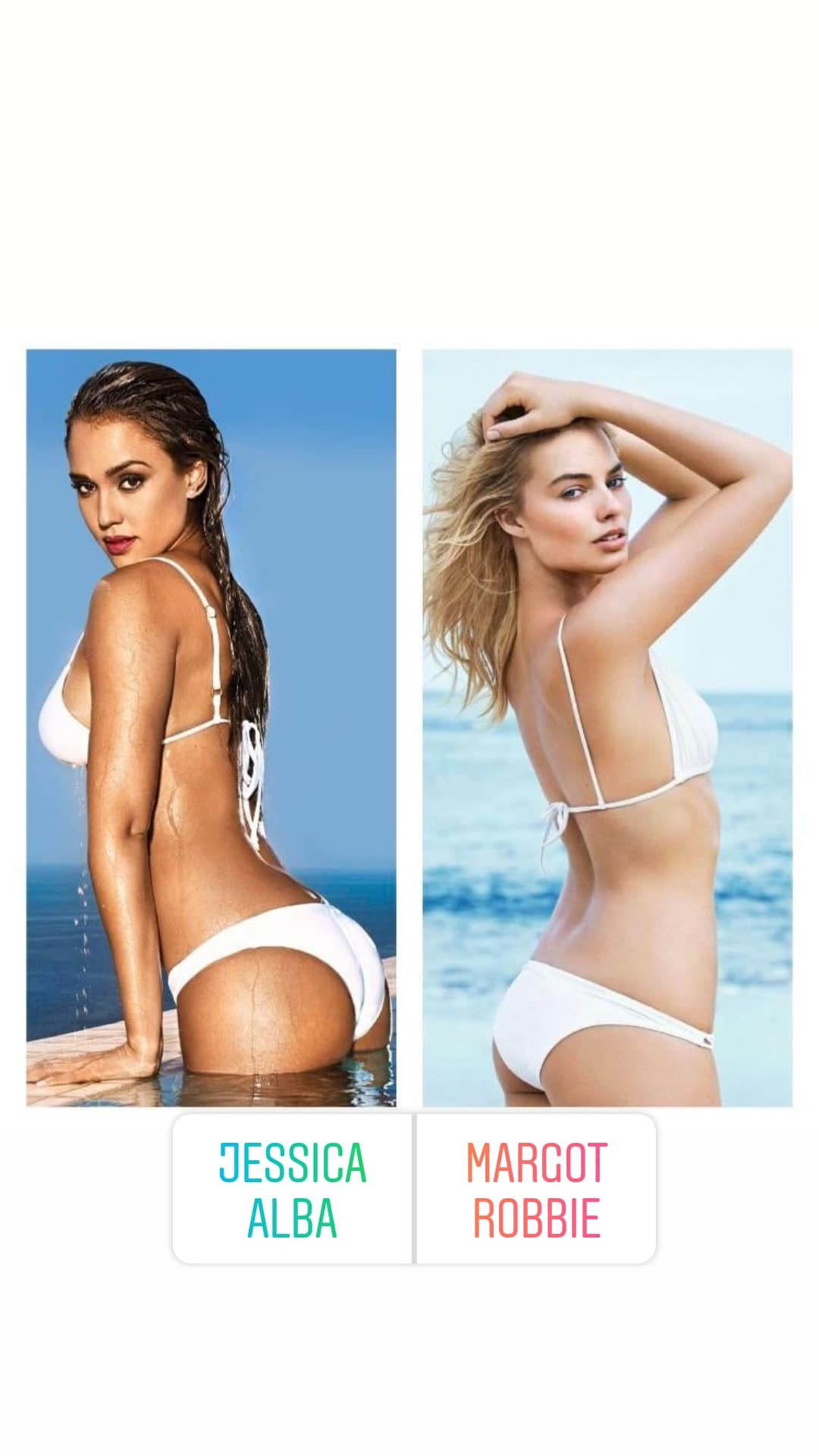 Jessica Alba vs Margot Robbie | Scrolller Jessica Alba vs Margot Robbie | Scrolller