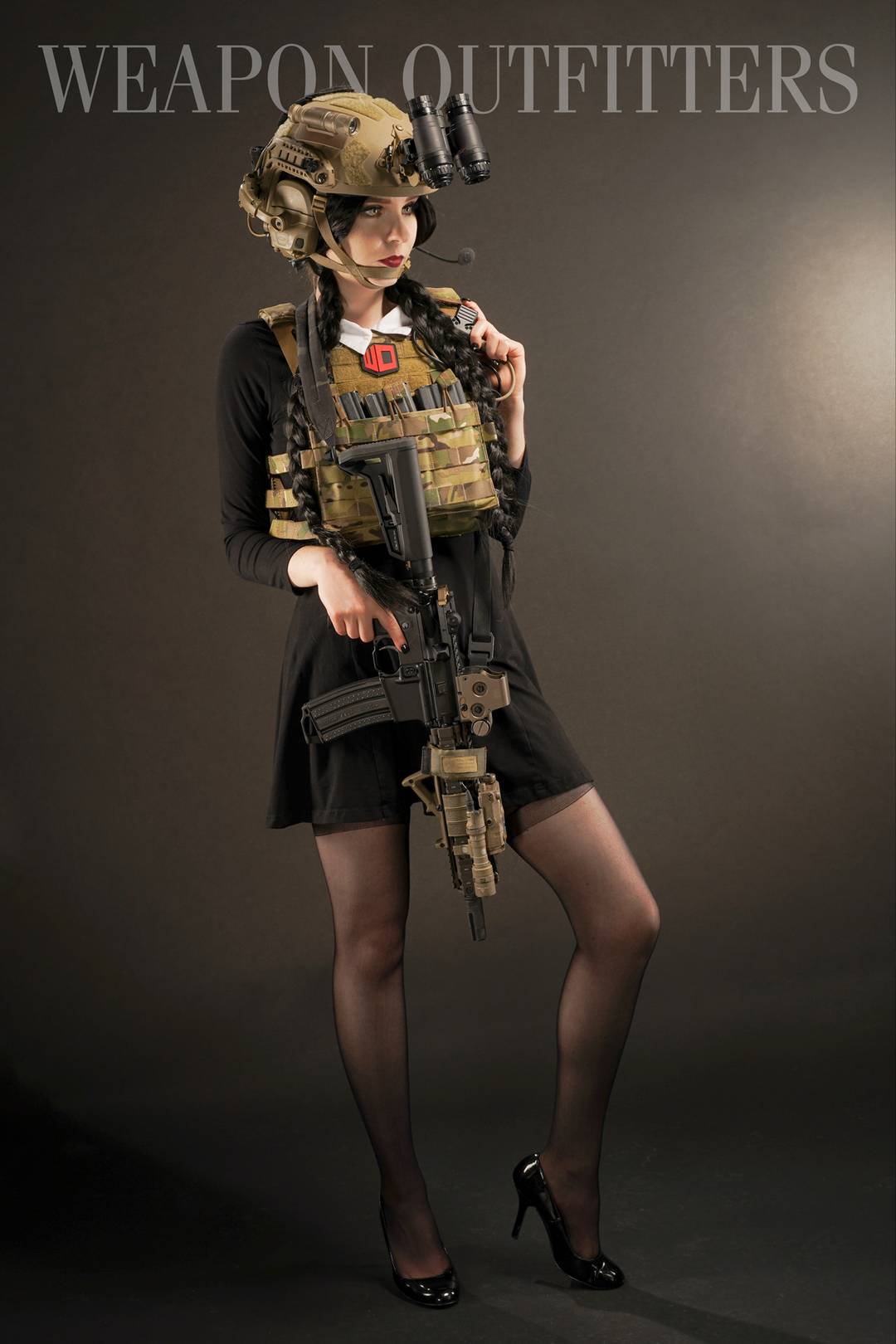 Jessica Brooks cosplaying tactical Wednesday haha | Scrolller