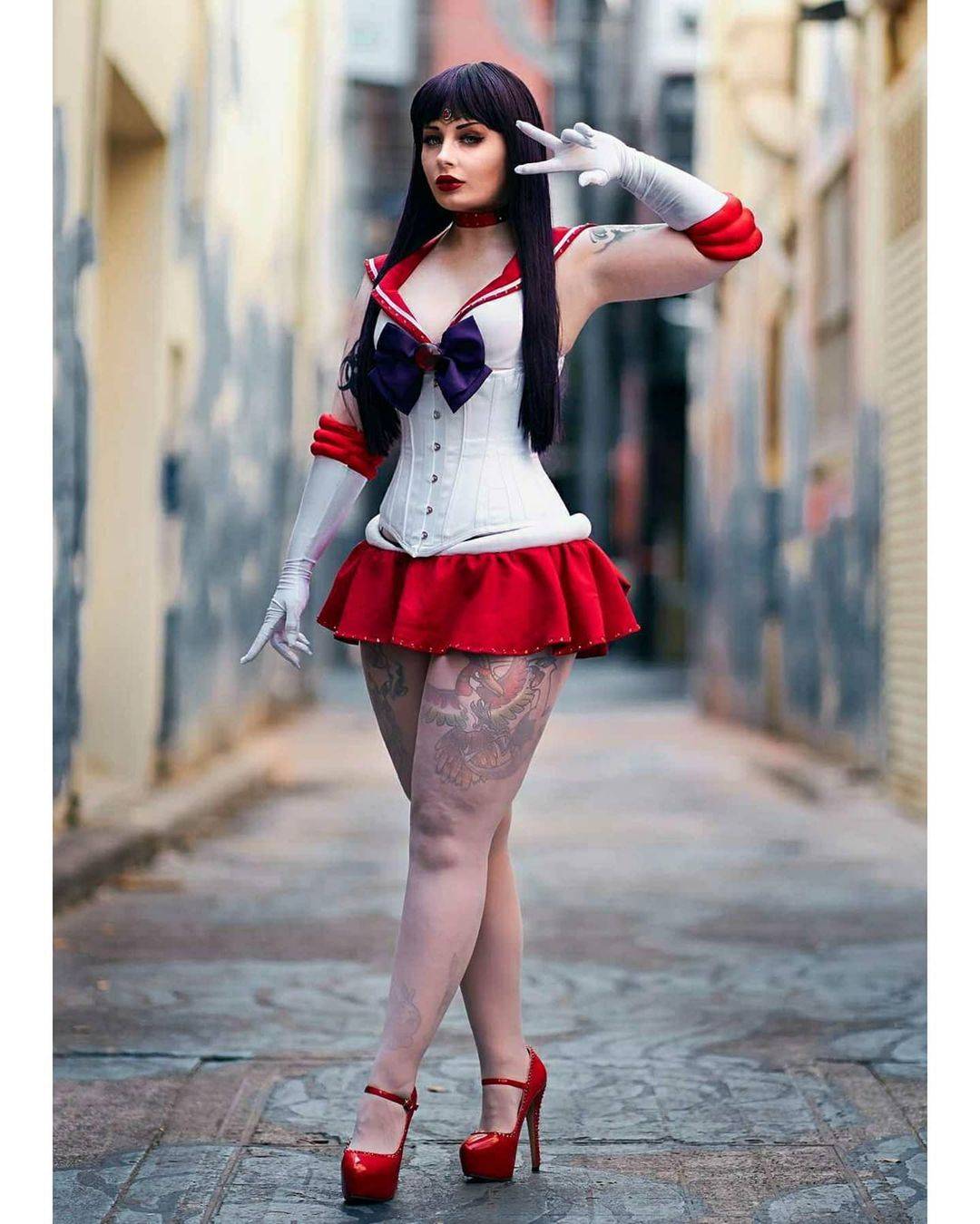 Jessica Luna as Sailor Mars, Sailor Moon | Scrolller