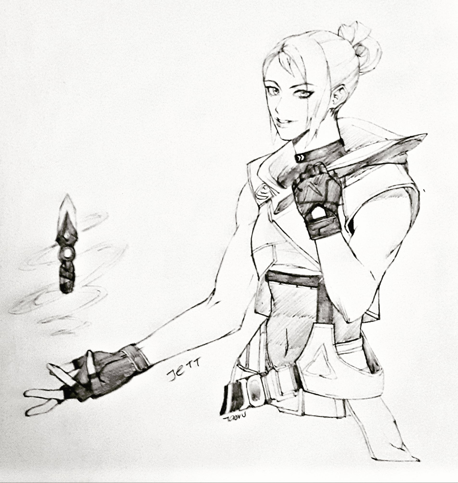 Jett fanart by me. | Scrolller