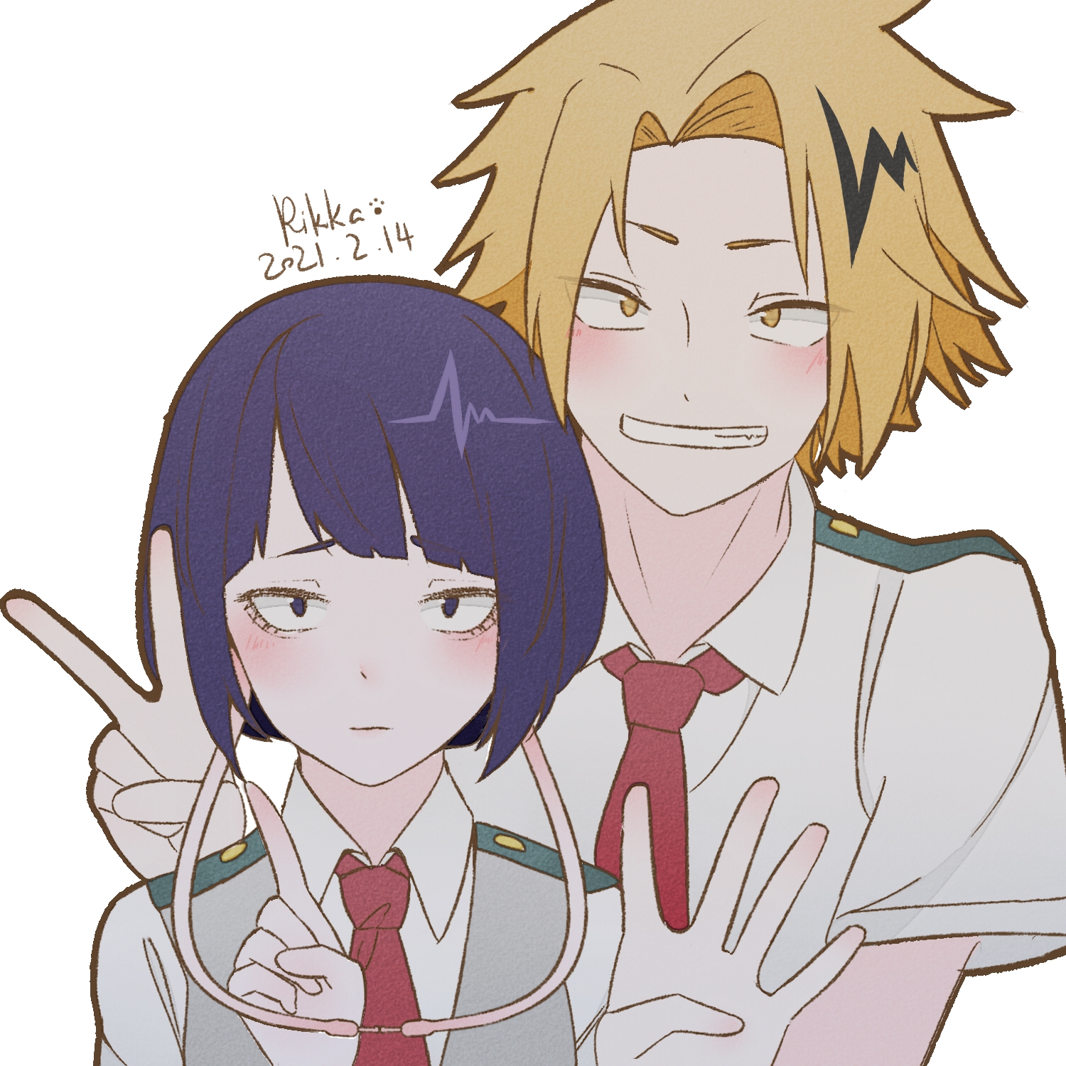 Jiro and Kaminari by Rikka | Scrolller
