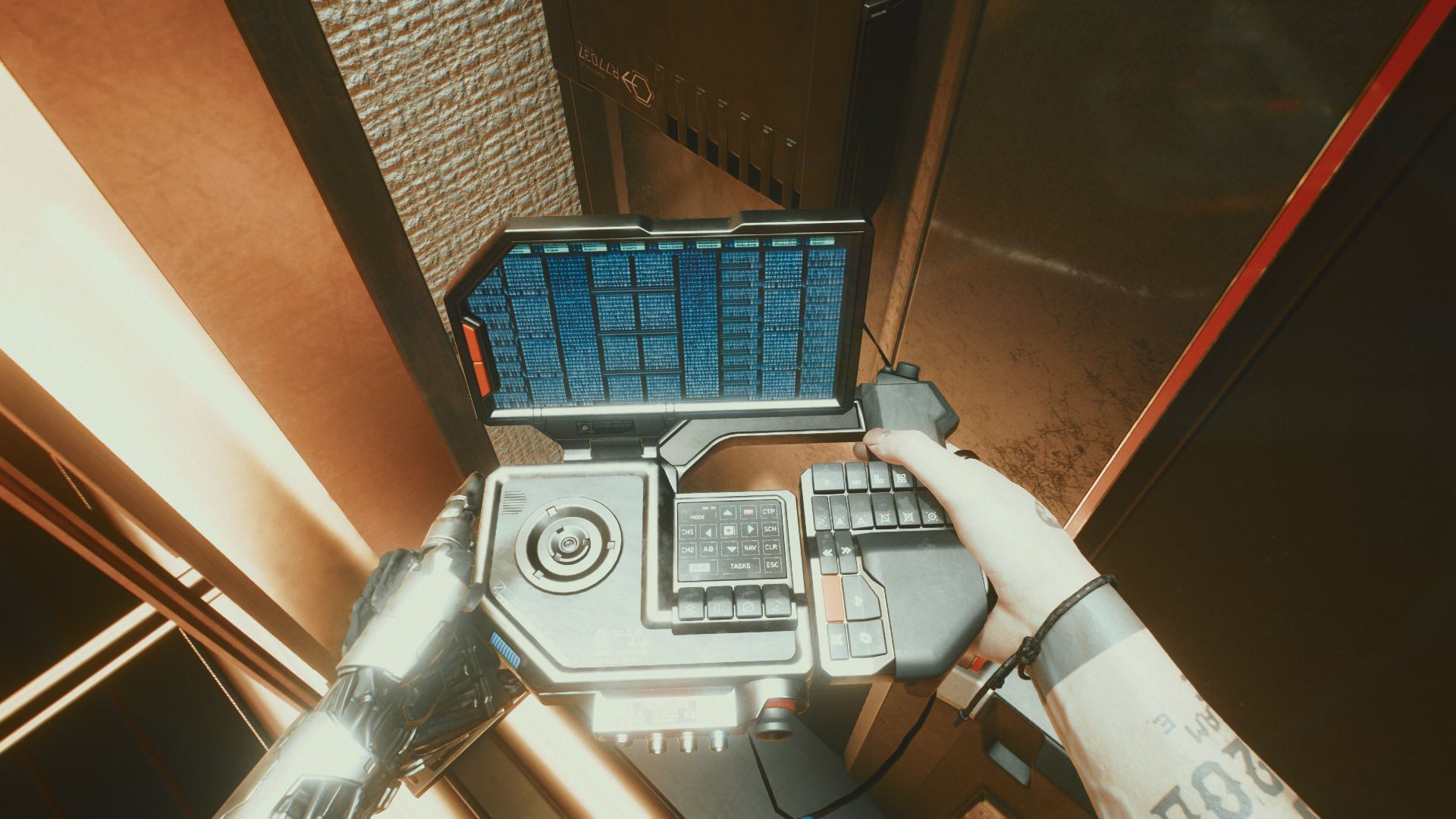 Johnny Silverhand's cyberdeck in Cyberpunk 2077 | Scrolller