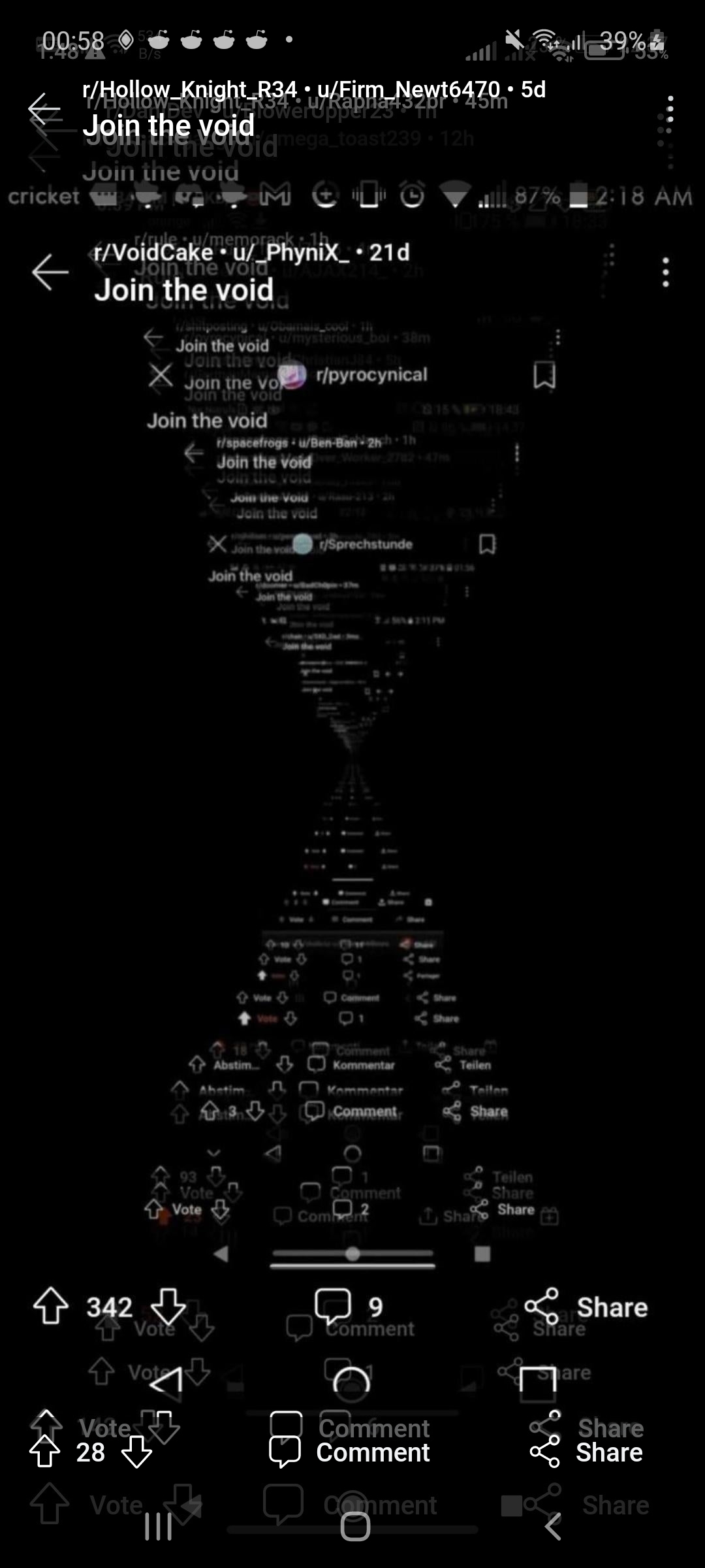 Join the void. | Scrolller