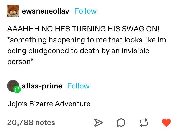 JoJo reference | Scrolller