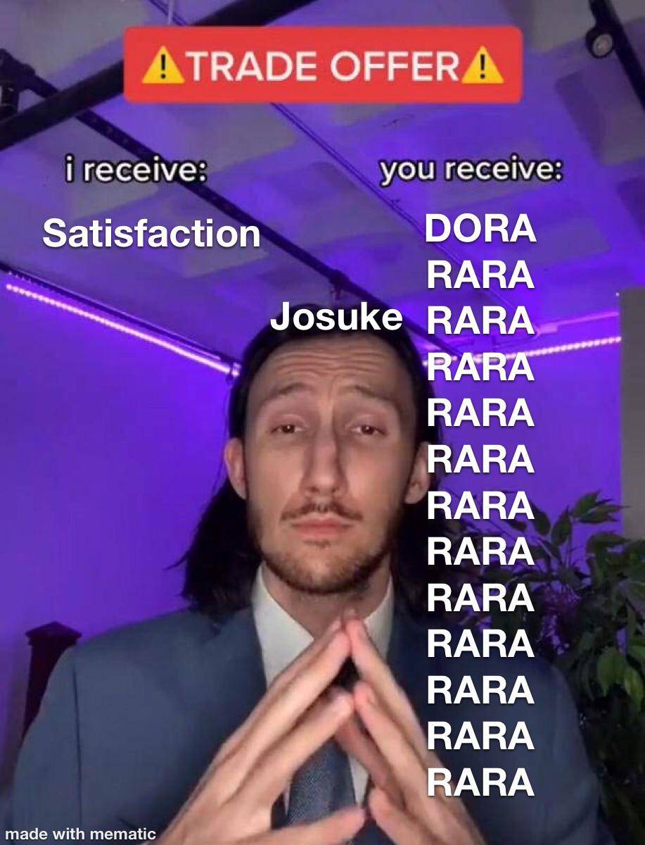 Josuke be like | Scrolller