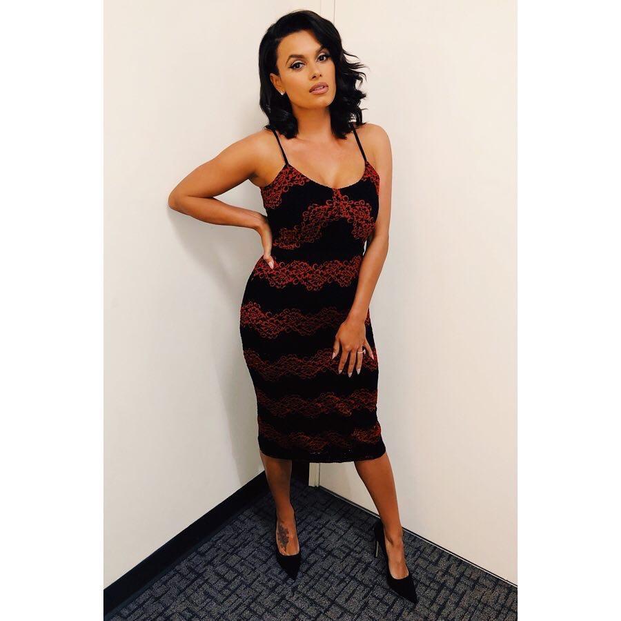 Joy Taylor Black and Red Dress 1 | Scrolller