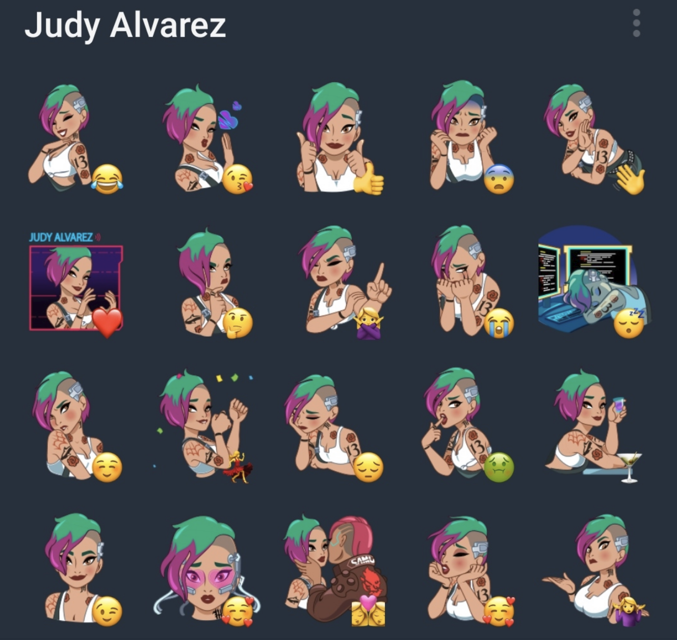 Judy Alvarez Stickers | Scrolller