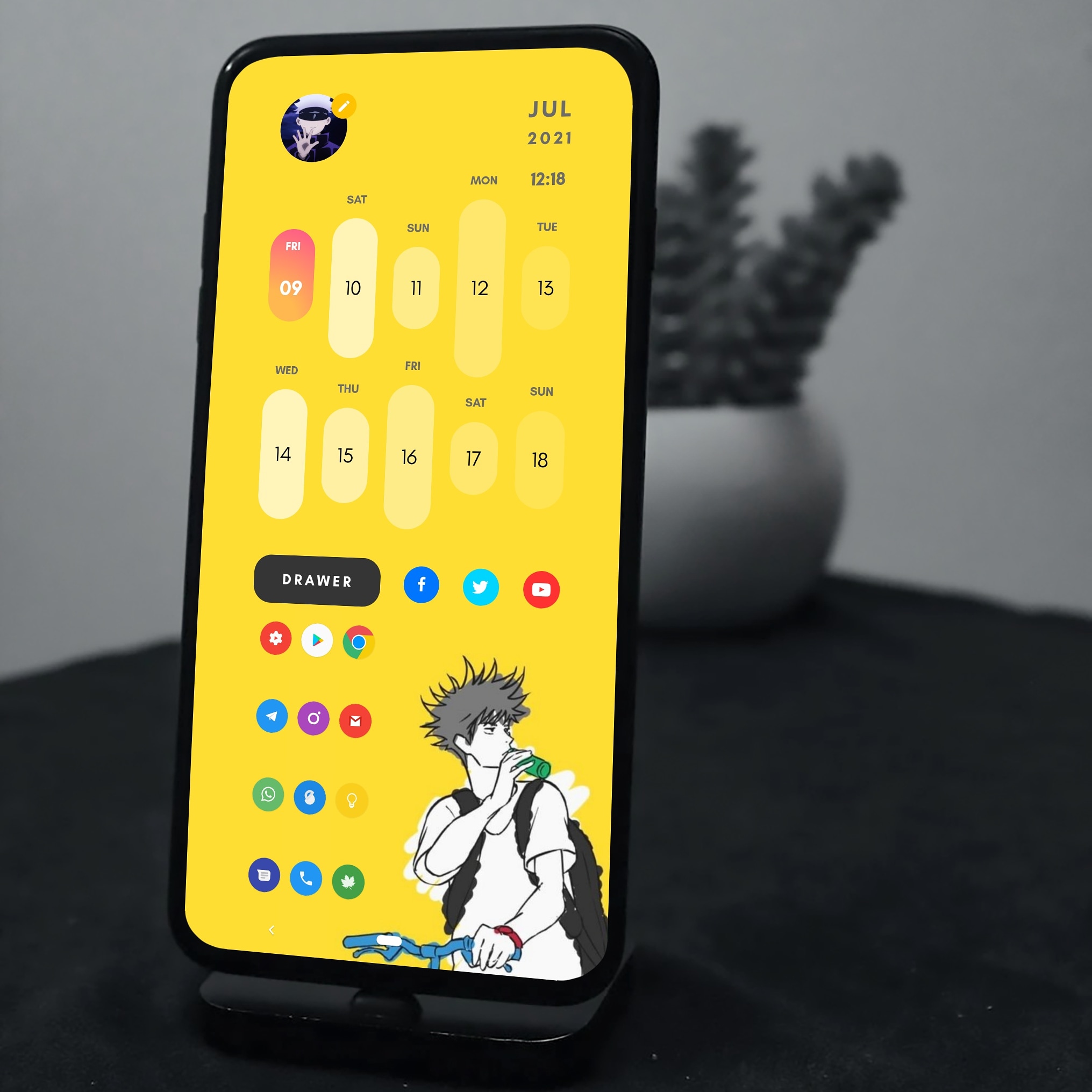 Jujutsu Kaisen nova launcher setup | Scrolller