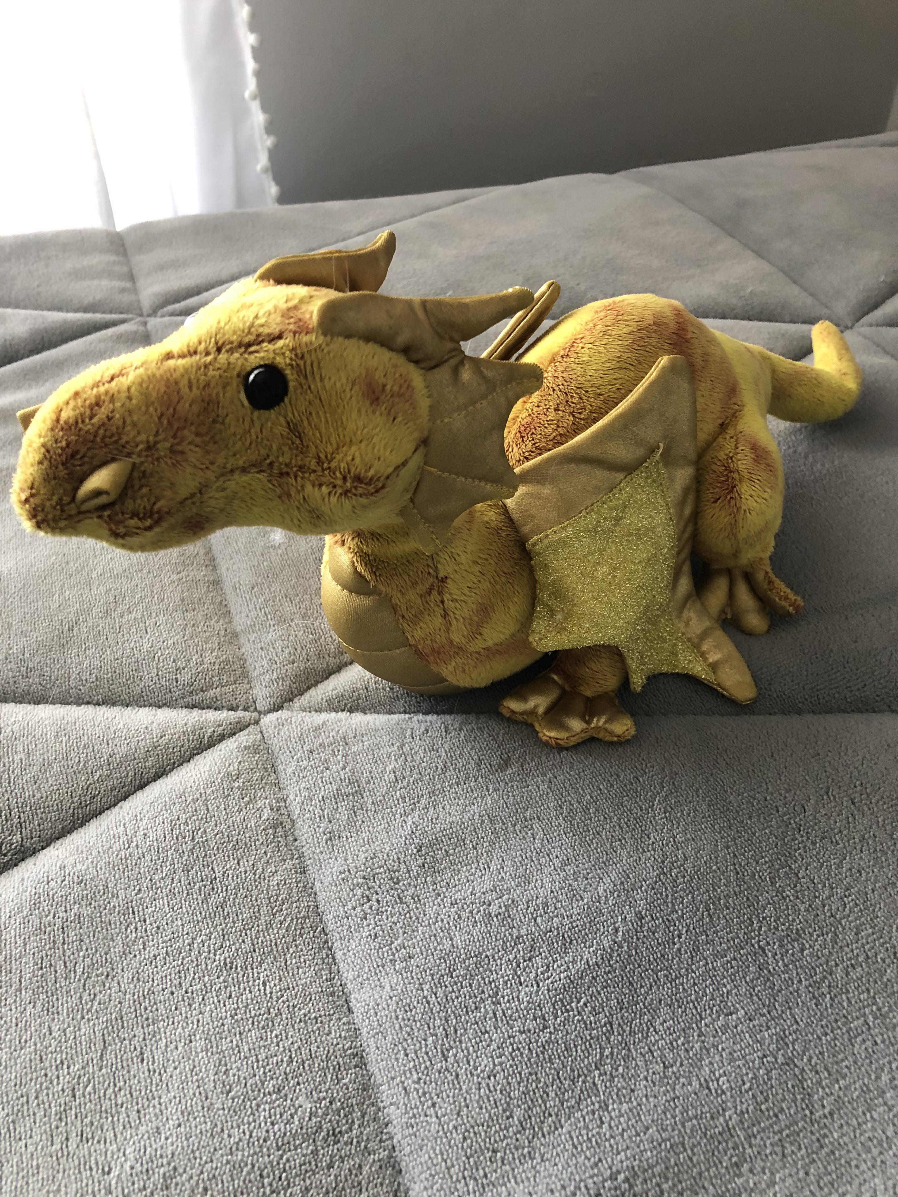 Jumping on the dragon plushie train. Meet Topaz! | Scrolller