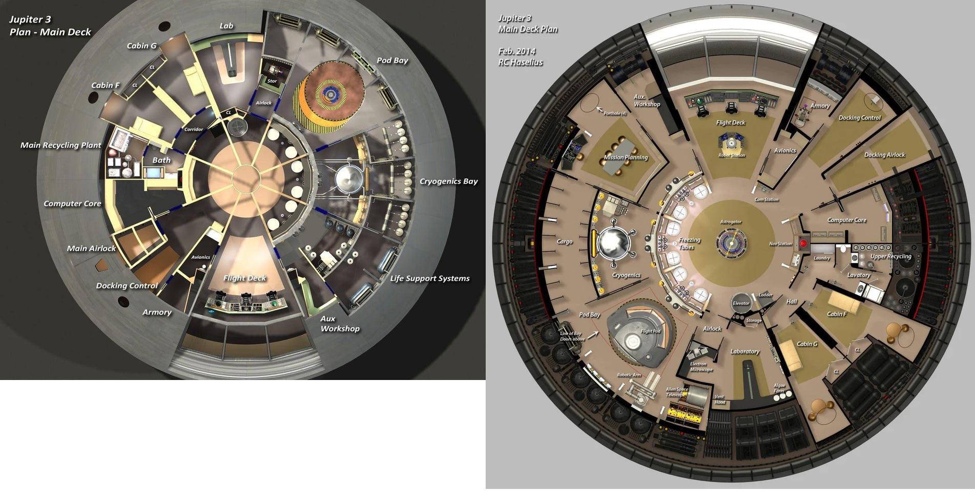 Jupiter 3 Cutaway by John Rogers [1903 x 960] | Scrolller