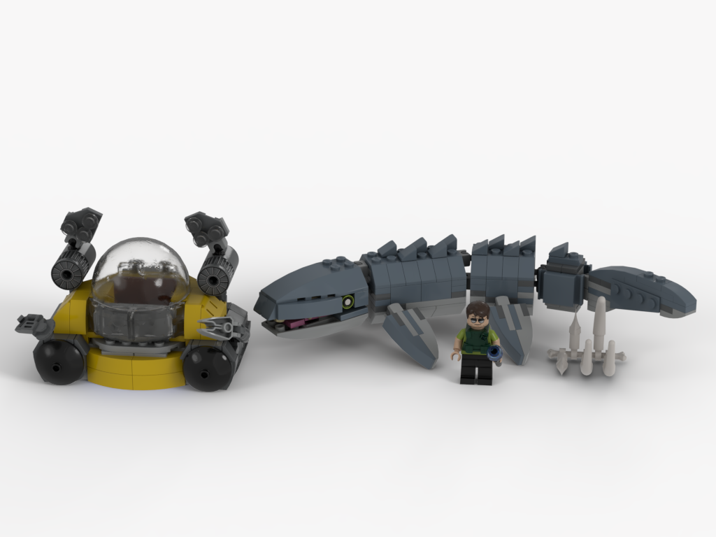 Jurassic World Mosasaurus Attack Set | Scrolller