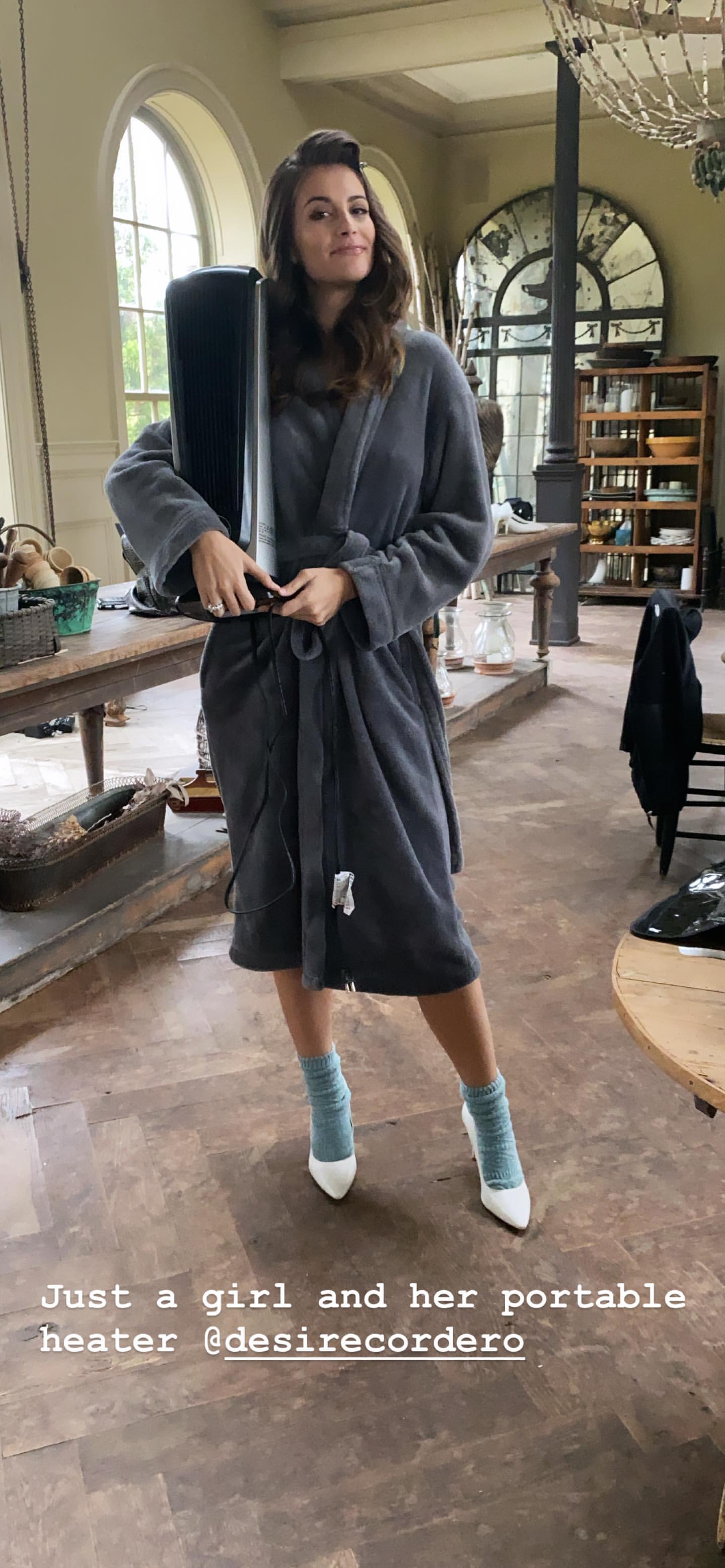 Just a girl and her portable heater | Scrolller