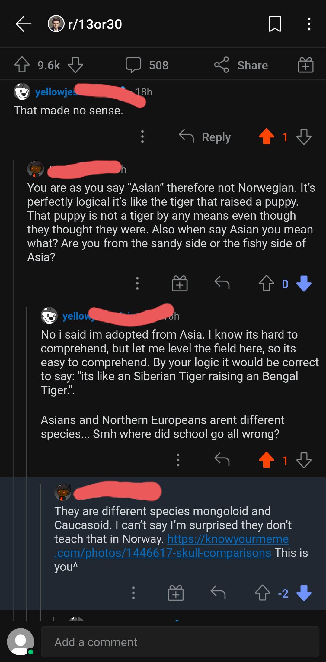 Just another basement dweller feeling brave on the internet. Superior race my butt | Scrolller