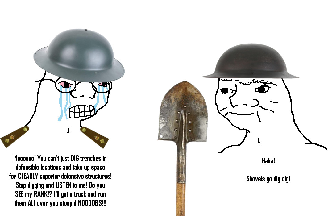 Just another day IN the trenches as we dig more! | Scrolller