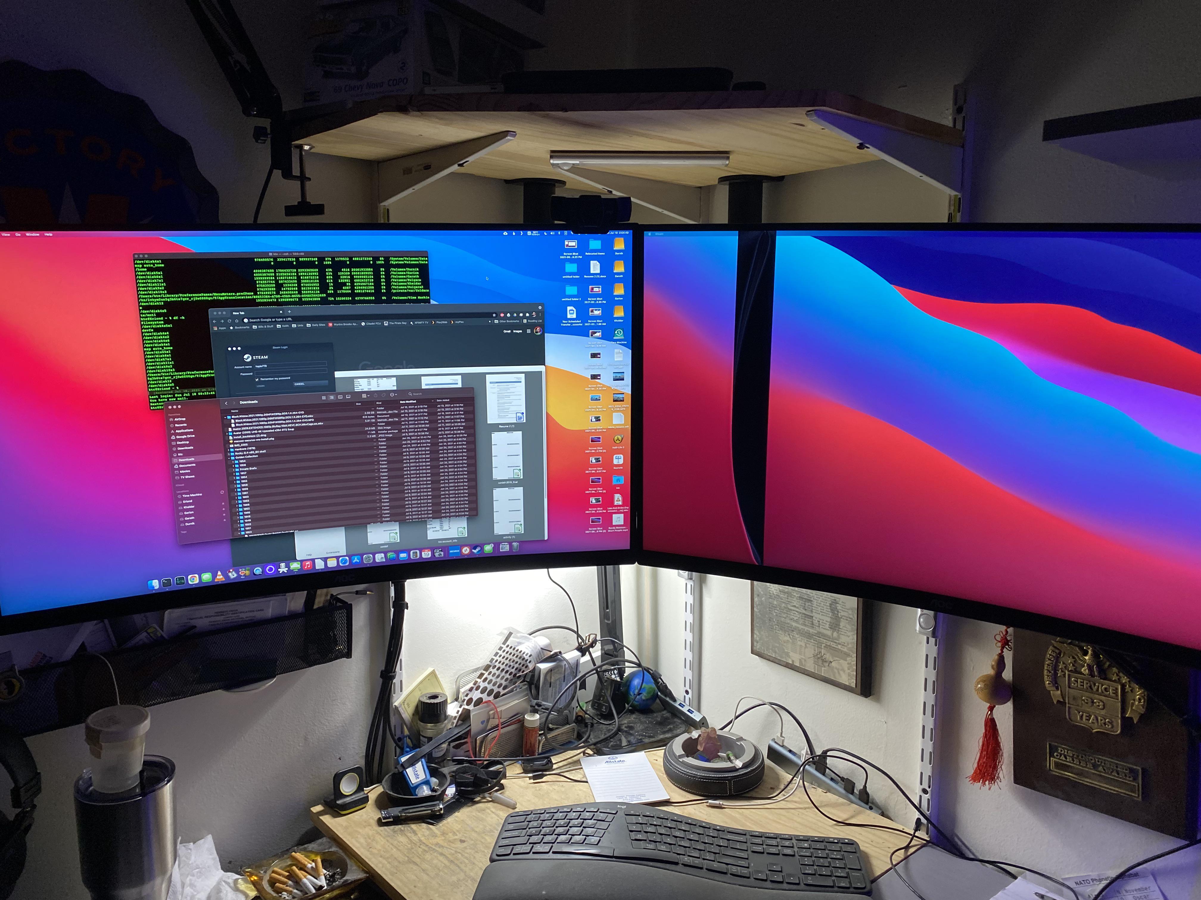 Just broke a monitor making some minor adjustments. | Scrolller